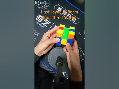 Last layer Z-Perm algorithm tutorial! #cubing #tutorial #speed - YouTube