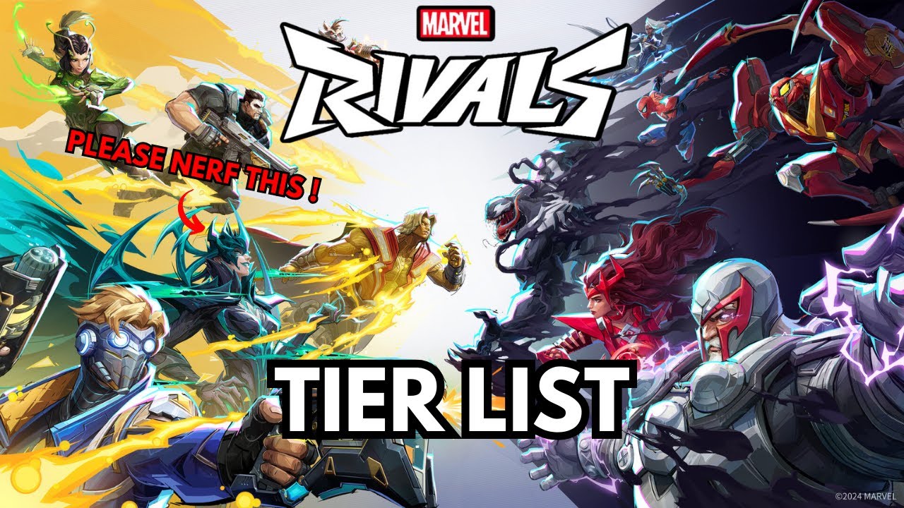 MARVEL RIVALS (UPDATED) TIER LIST ! - YouTube