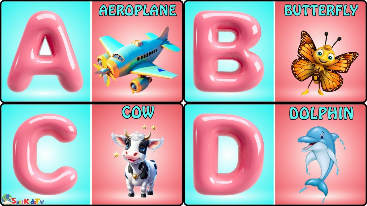 Phonics Song | A For Aeroplane | Alphabet Song | Nursery Rhymes For ...