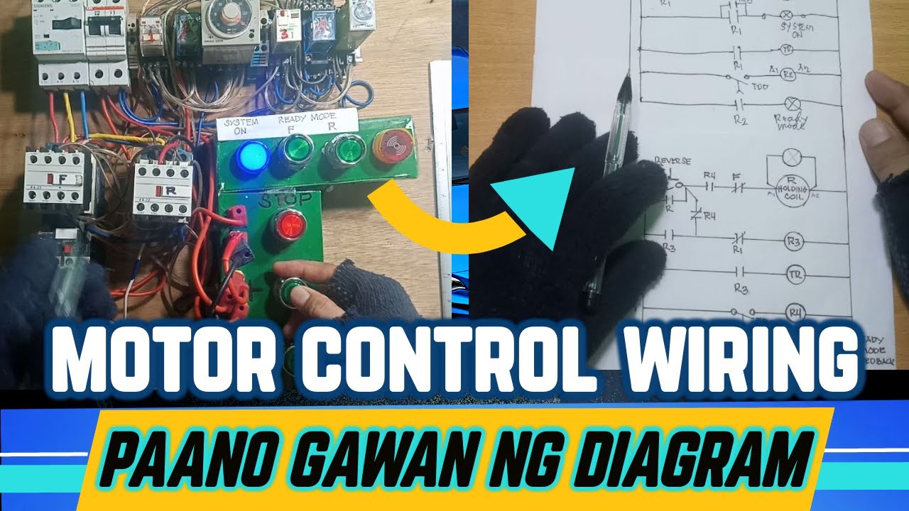 Paano gumawa ng LADDER DIAGRAM MOTOR CONTROL CIRCUIT / Step-by-Step ...