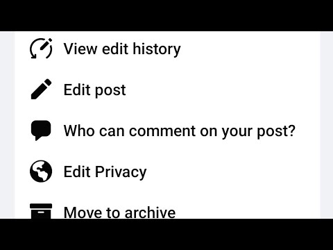 How to Edit Facebook Post | Fix No Edit Option On Facebook Post 2022 ...