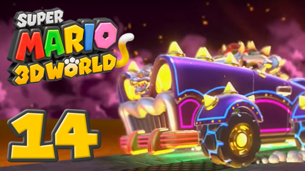 Super Mario 3D World : Peach contre la Bowser Mobile V2 | 14 - Let's ...