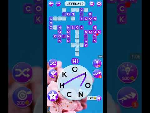 WORDSCAPES IN BLOOM LEVEL 610 masaya ang mga salita - YouTube