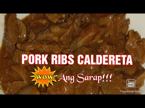 HOW TO COOK BEST PORK RIBS CALDERETA RECIPE II MaryAnnFlorendo♥️ - YouTube