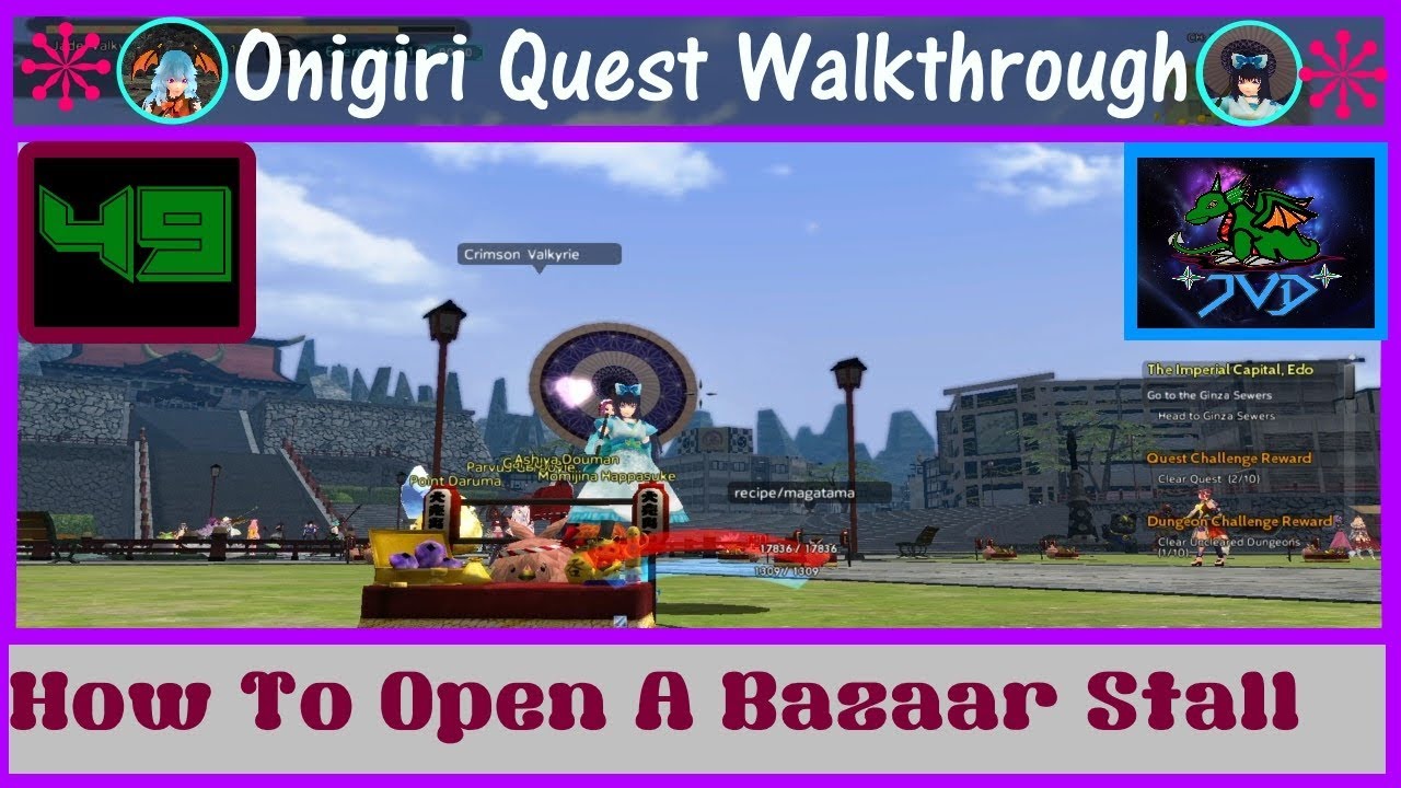 Onigiri Quest Walkthrough | Open A Bazaar Stall | Part 49🐲 - YouTube