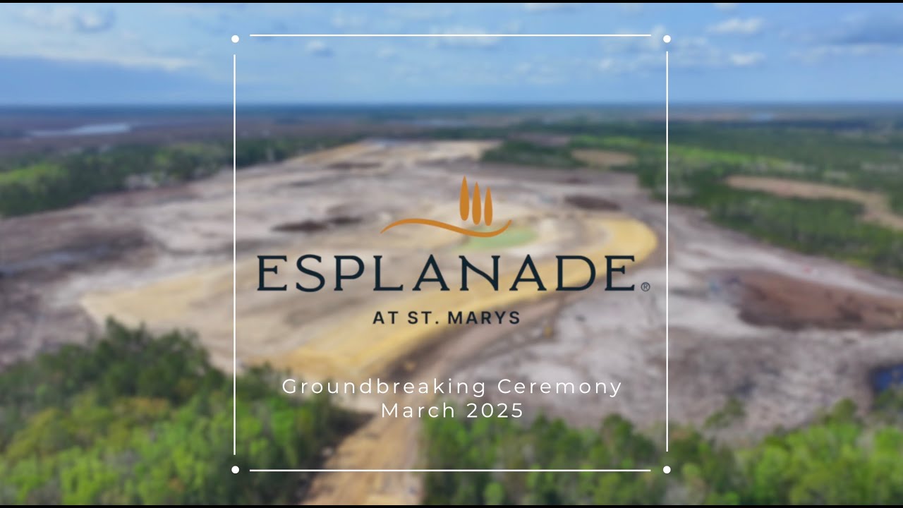 Esplanade at St. Marys Ground Breaking Ceremony - YouTube