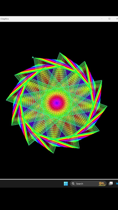 Can You Really Draw This Design Using Python ๐ค Watch Now Pythonturtle Shorts Graphics