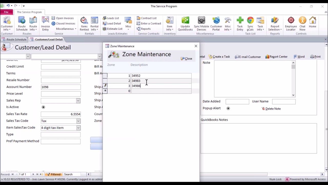 How to set Zones for help in organizing the Route Schedule customers by ...