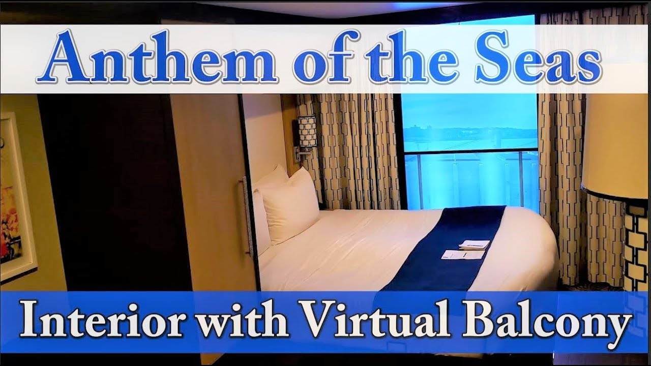 Anthem of the Seas, Royal Caribbean Interior with Virtual Balcony Cabin ...