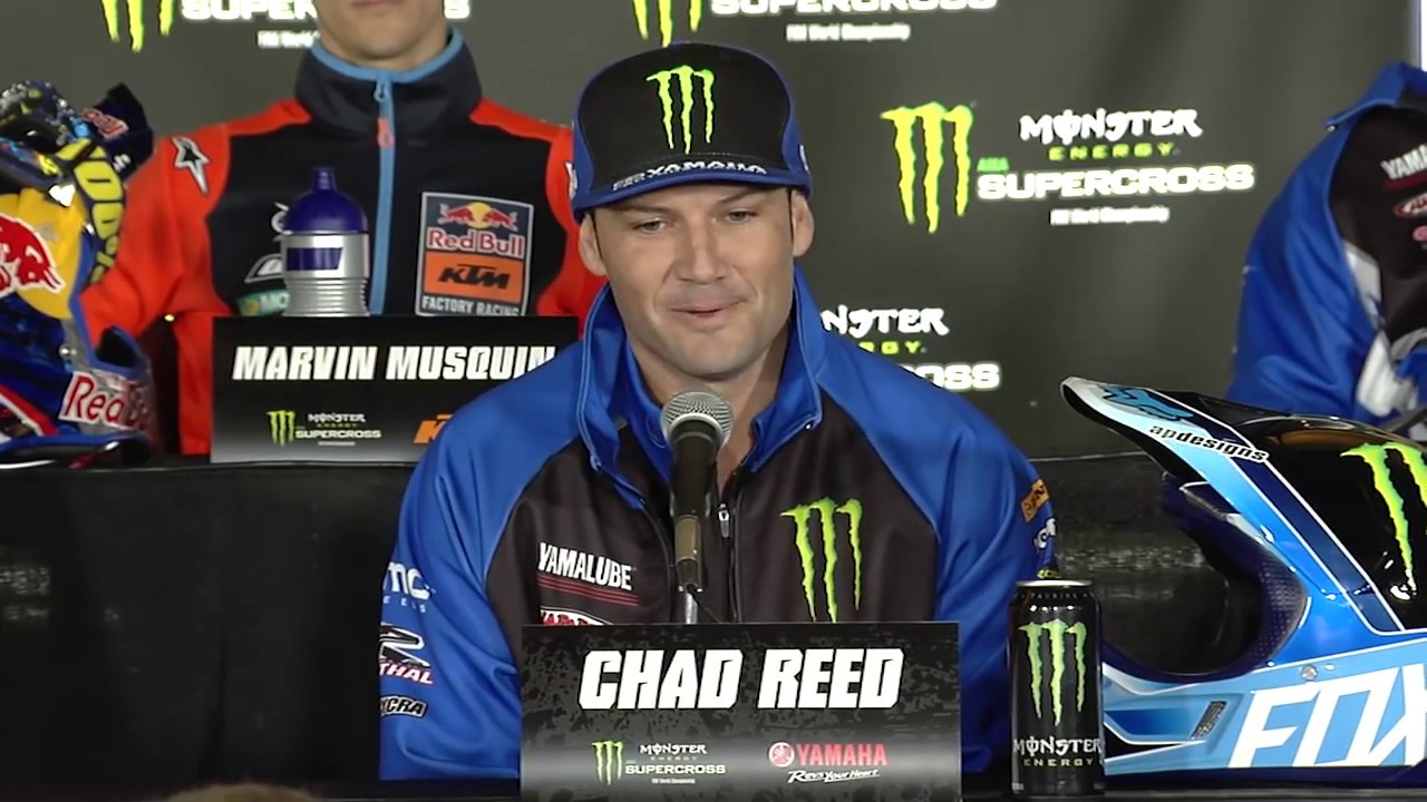 Chad Reed welcomes Cooper Webb to factory Yamaha - Anaheim 1 Press ...