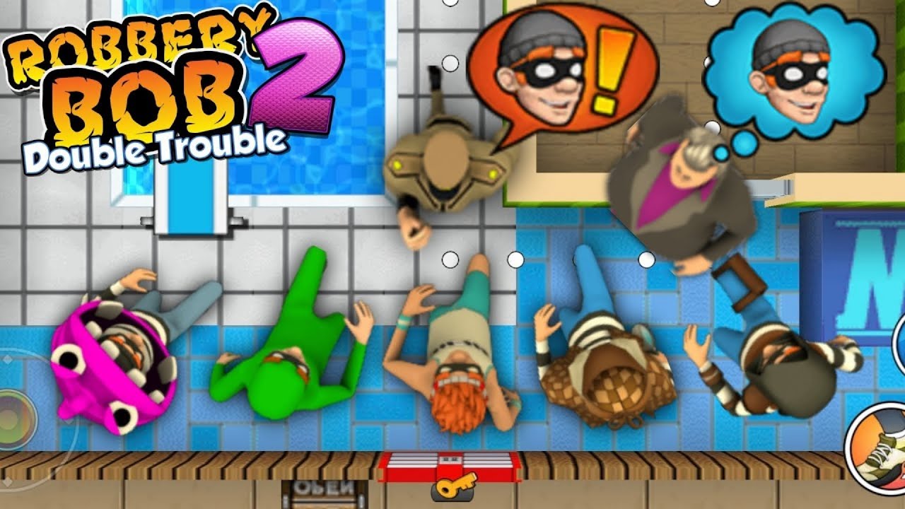 Robbery Bob 2 - All Costumes Funny Gameplay Part 251 - YouTube