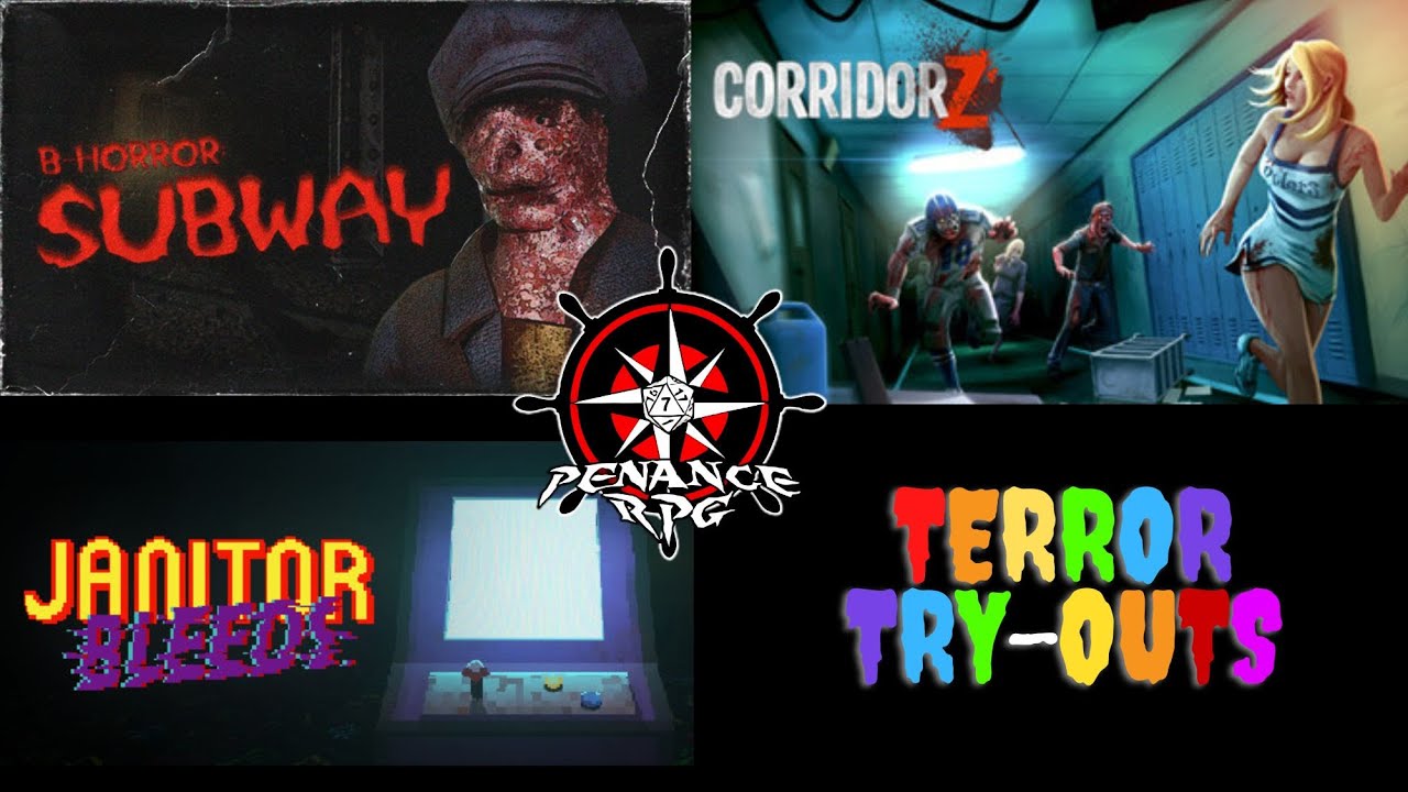 Terror Try Outs - B-horror: subway, Corridor Z & Janitor Bleeds ...