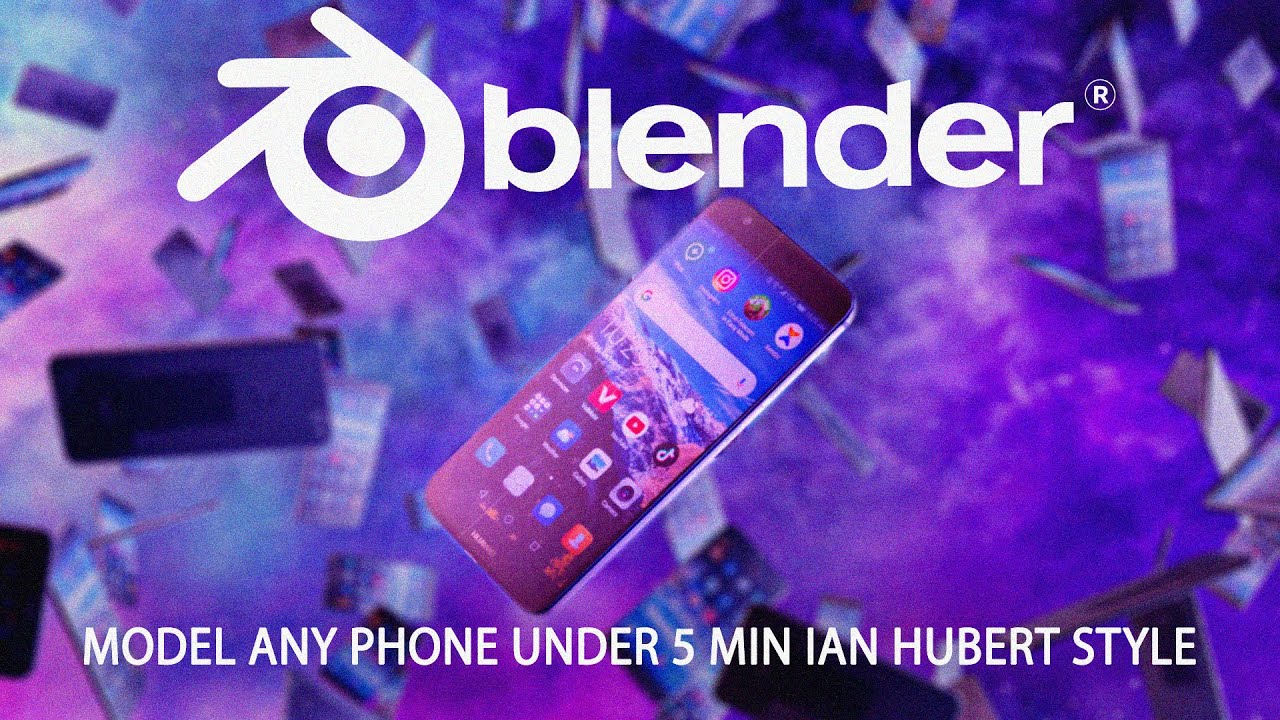 Model any Phone Under 5 min IAN HUBERT style 😎😎😎 - YouTube