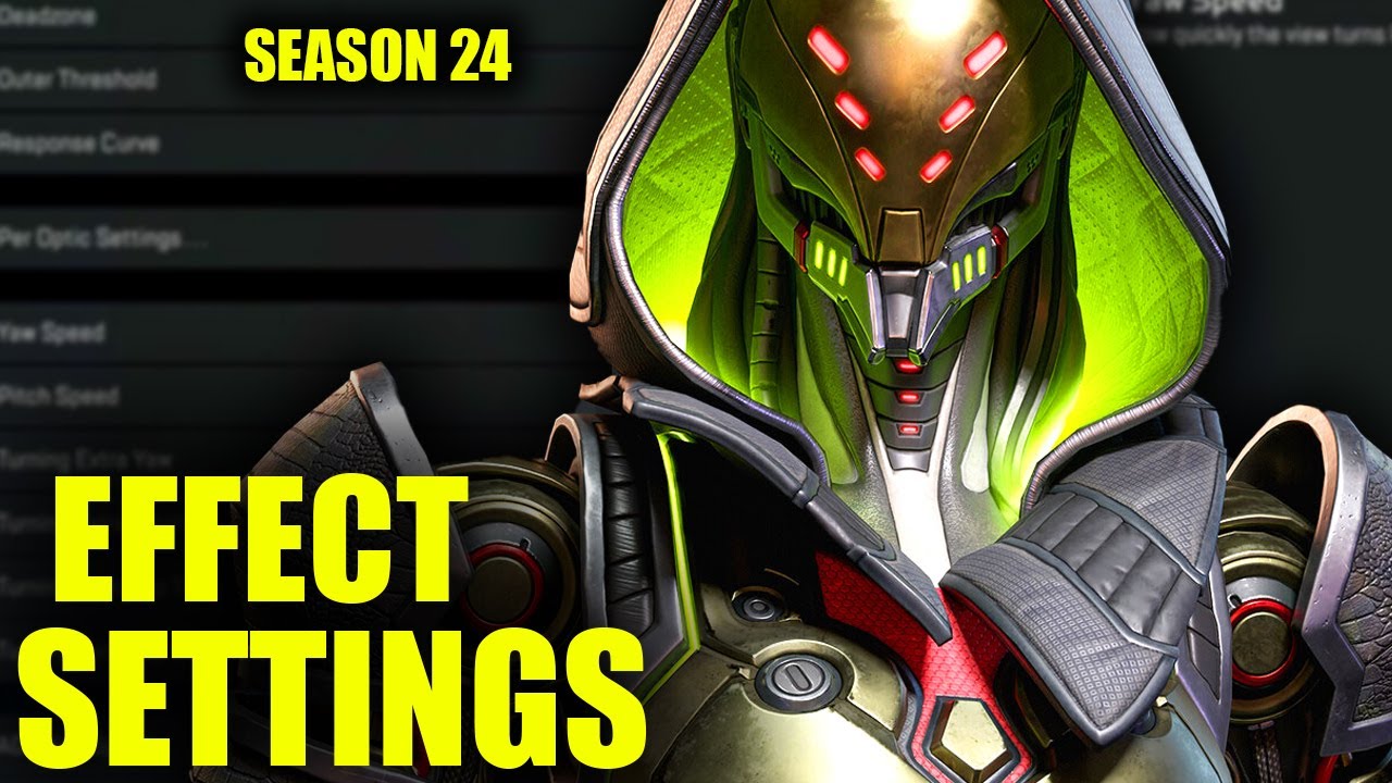 #1 Controller Aim Alliance Effect Settings Season 24 Apex Legends - YouTube