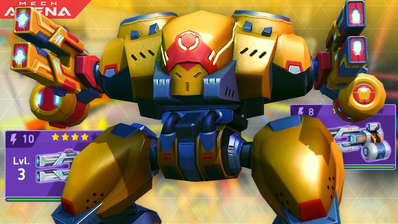 Brickhouse + Quantum Gun Combo ⚡| Buff & Blast! |Mech Arena - YouTube