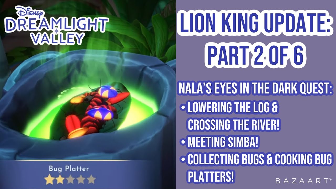 LION KING UPDATE Disney Dreamlight Valley Pride of the Valley Part 2 of ...