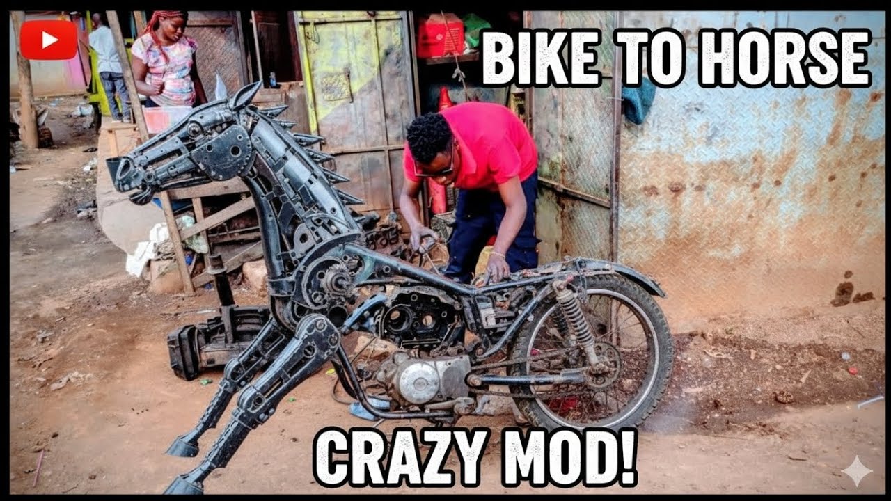 I Turned My Motorcycle into a Mechanical Horse! (Crazy Custom Build ...