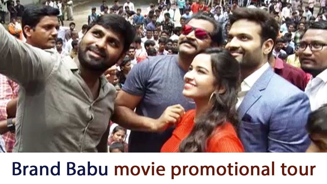 Brand Babu movie promotional tour - YouTube