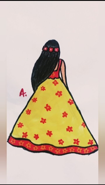 girl ki drawing status #easydrawin #viralvideo#trendingsong # ...