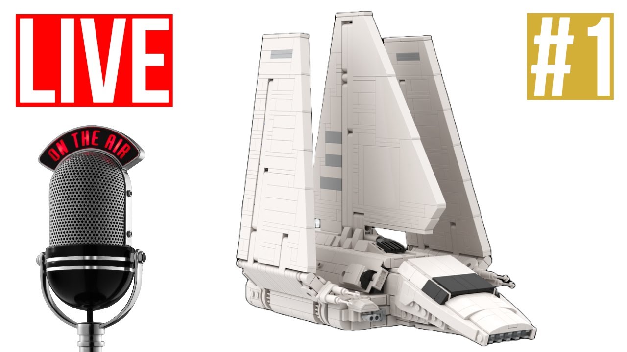 Imperial Lambda-Class Shuttle LIVE build - 1 | MOC 154577 - YouTube