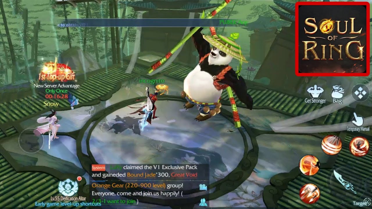 "Soul Of Ring: Revive" I defeated the Panda Master to get my key back ...