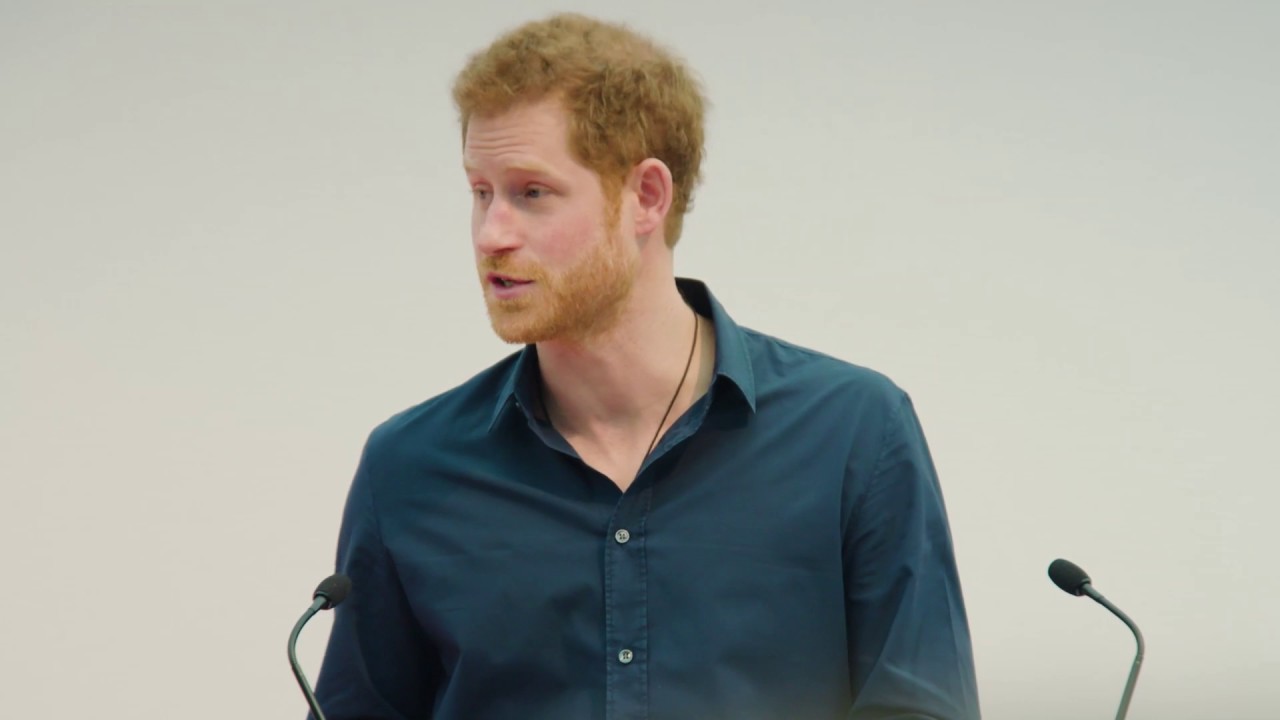 Prince Harry's Speech in Newcastle with Heads Together - YouTube