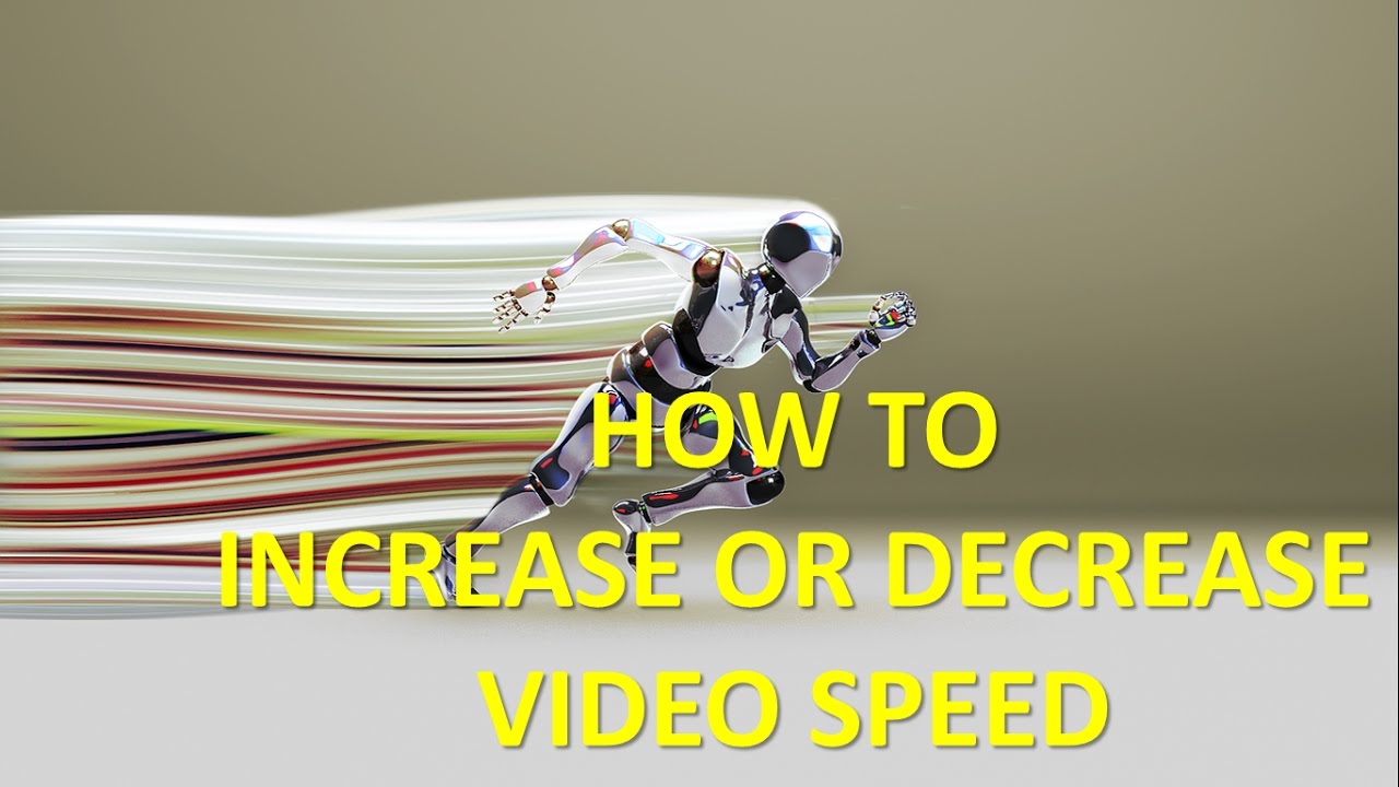 HOW TO INCREASE OR DECREASE VIDEO SPEED USING WONDERSHARE FILMORA ...