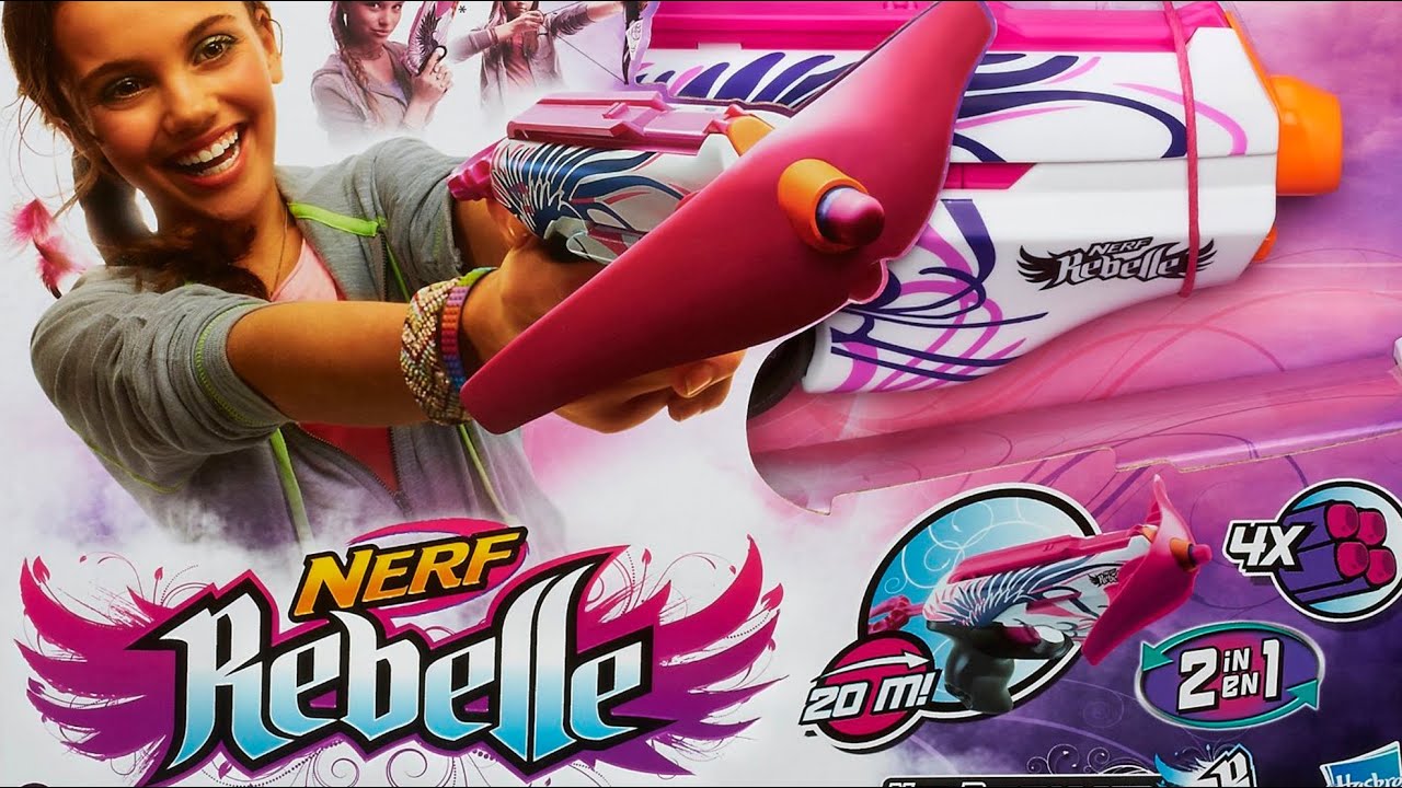 Pink Crush 2w1 - Wyrzutnia i Kusza - Nerf Rebelle - Hasbro - www ...