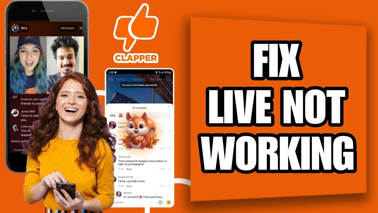 How To Fix And Solve Live Not Working /Step By Step On Clapper App..New ...
