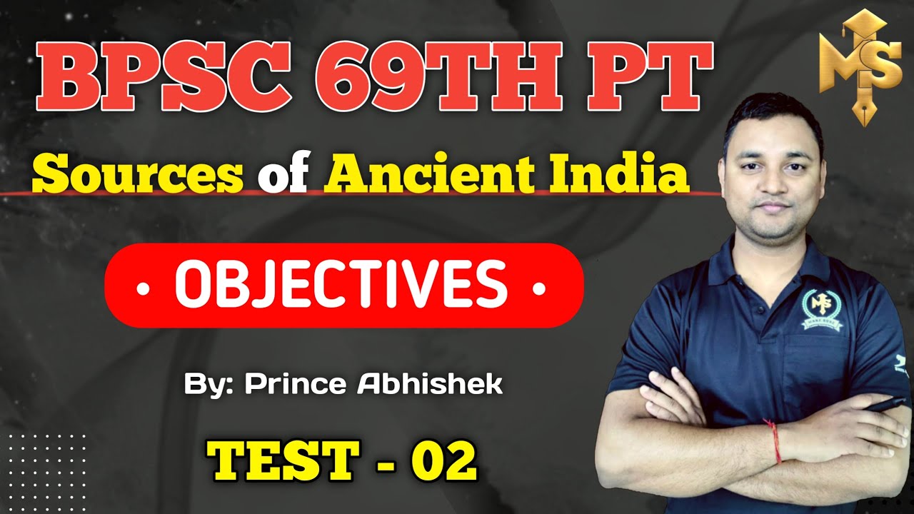 69TH BPSC | OBJECTIVE QUESTIONS - Stone Age of Ancient India | By Prince Abhishek Sir - YouTube