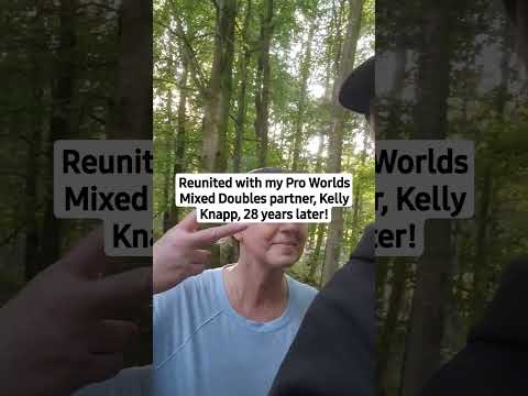 Reunited with my Pro Worlds Mixed Doubles partner, Kelly Knapp, 28 ...