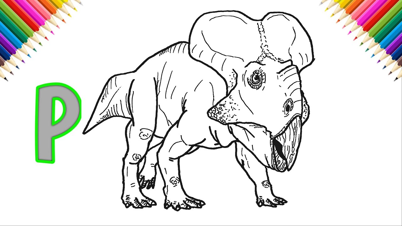 How to Draw Protoceratops | Step by Step - YouTube