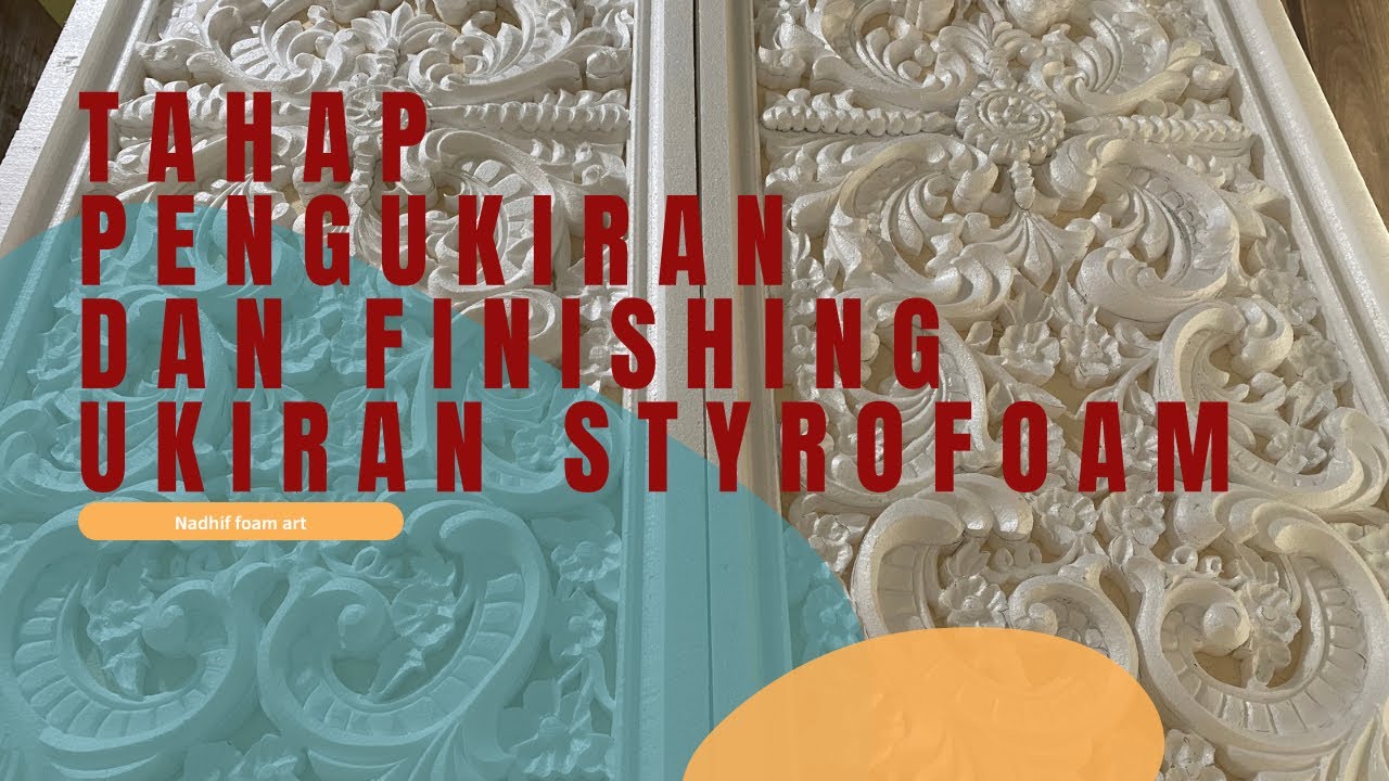 Cara Mengukir styrofoam motif 3d - YouTube