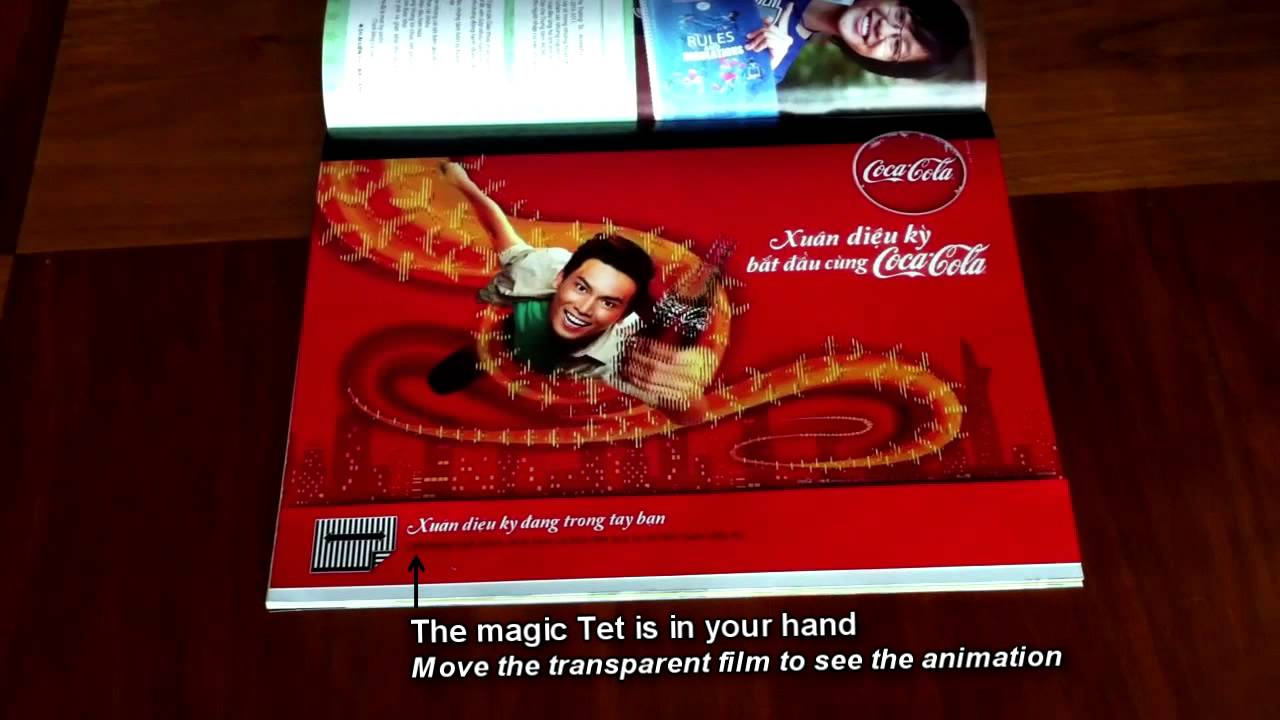 Coca-Cola / Tet 2012 / Optical Illusion Print Ad (with engl subs) - YouTube