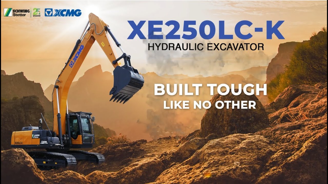 XCMG , XE250LC-K "Built Tough - Like no other" - YouTube