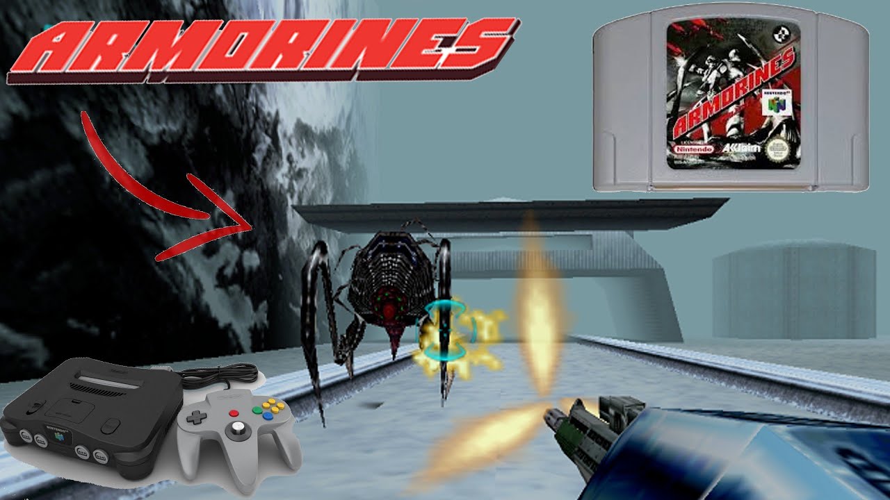ARMORINES PROJECT S.W.A.R.M N64 #-9 CONHECENDO A BIBLIOTECA DO NINTENDO ...