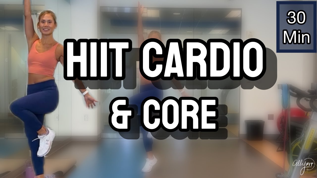 30-Minute Sweaty Cardio + Abs Workout - YouTube