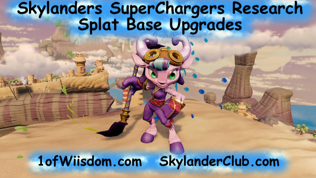 Skylanders SuperChargers Research: Splat Base Upgrades - YouTube
