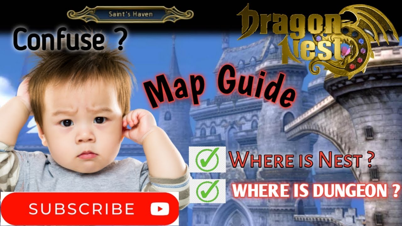 NEST LOCATION AND DUNGEON LOCATION DRAGON NEST SEA | MAP GUIDE - YouTube