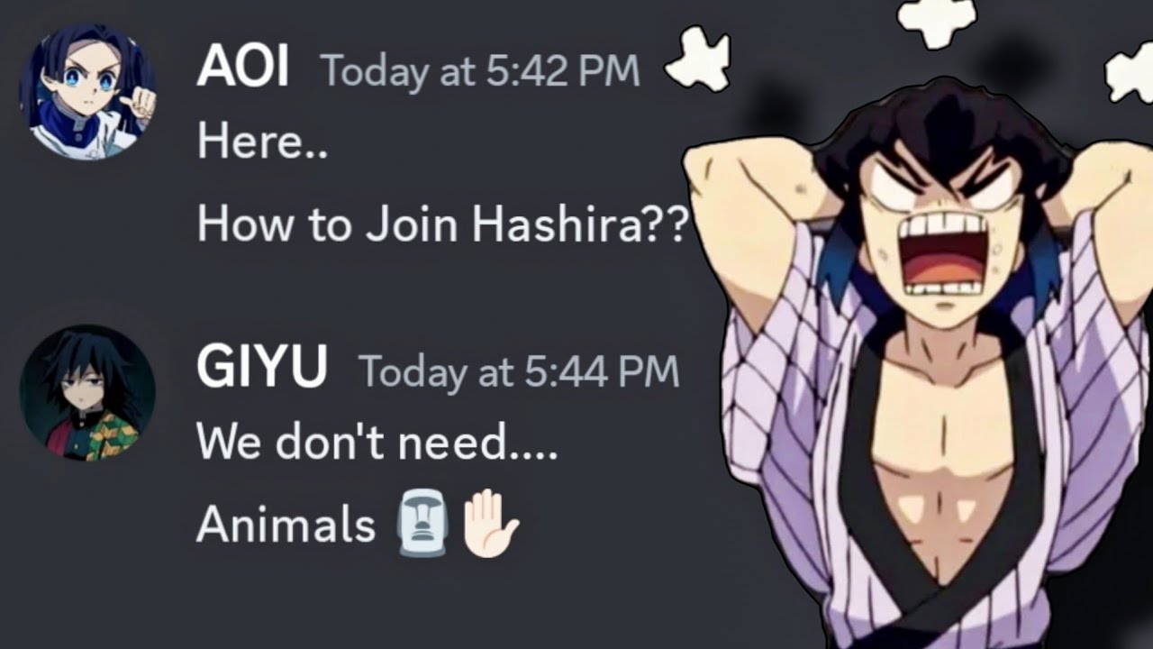 If Aoi got Inosuke Search History | discord demon slayer - YouTube