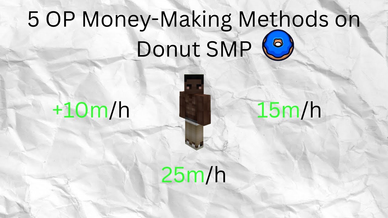 5 OP Money-Making Methods on Donut SMP - YouTube