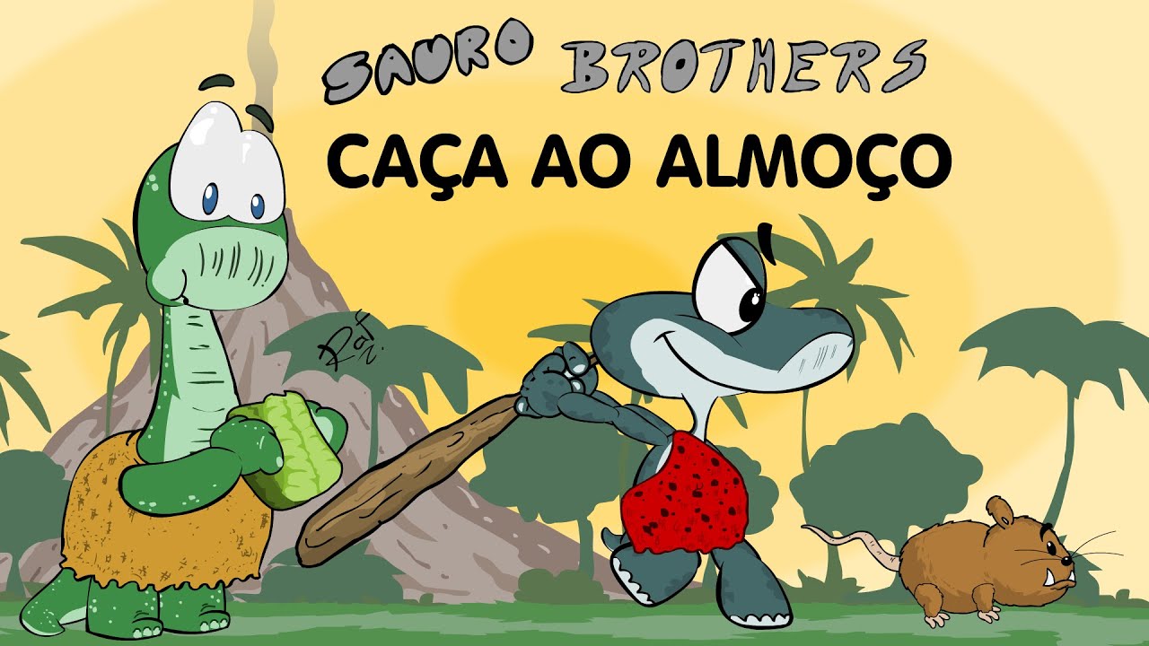 Dinossauros em Desenho Animado - Sauro Brothers: Caça ao almoço ...