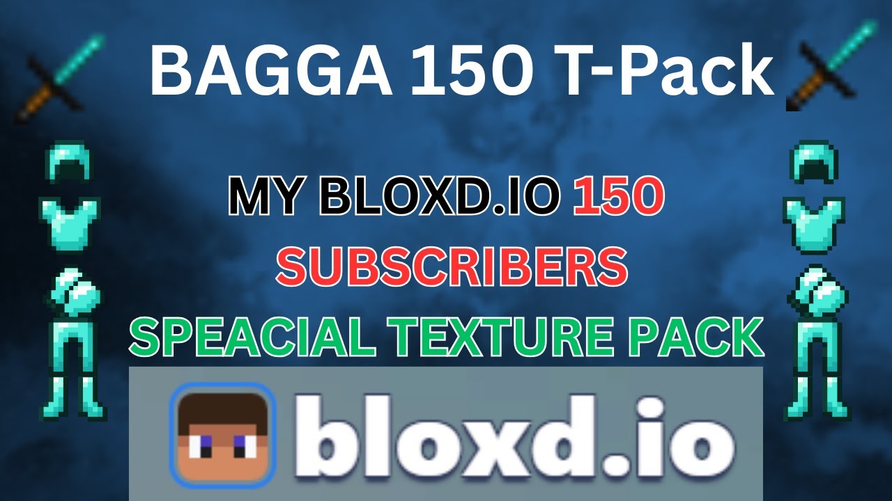 MY BLOXD.IO TEXTURE PACK (150 Subscribers SPECIAL) - YouTube