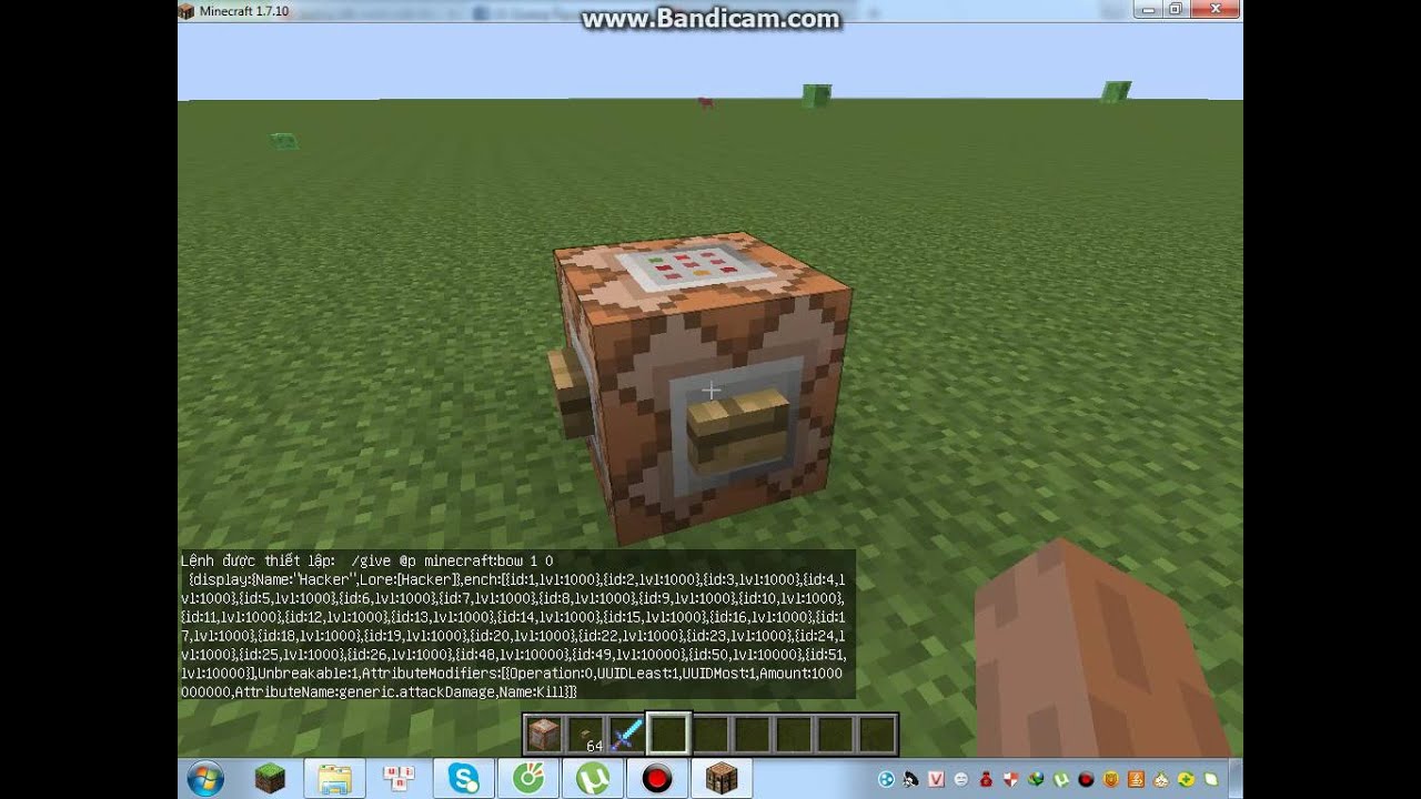 Hướng Dẫn Lấy Cây Kiếm mạnh nhất và Cung Trong Minecraft - YouTube