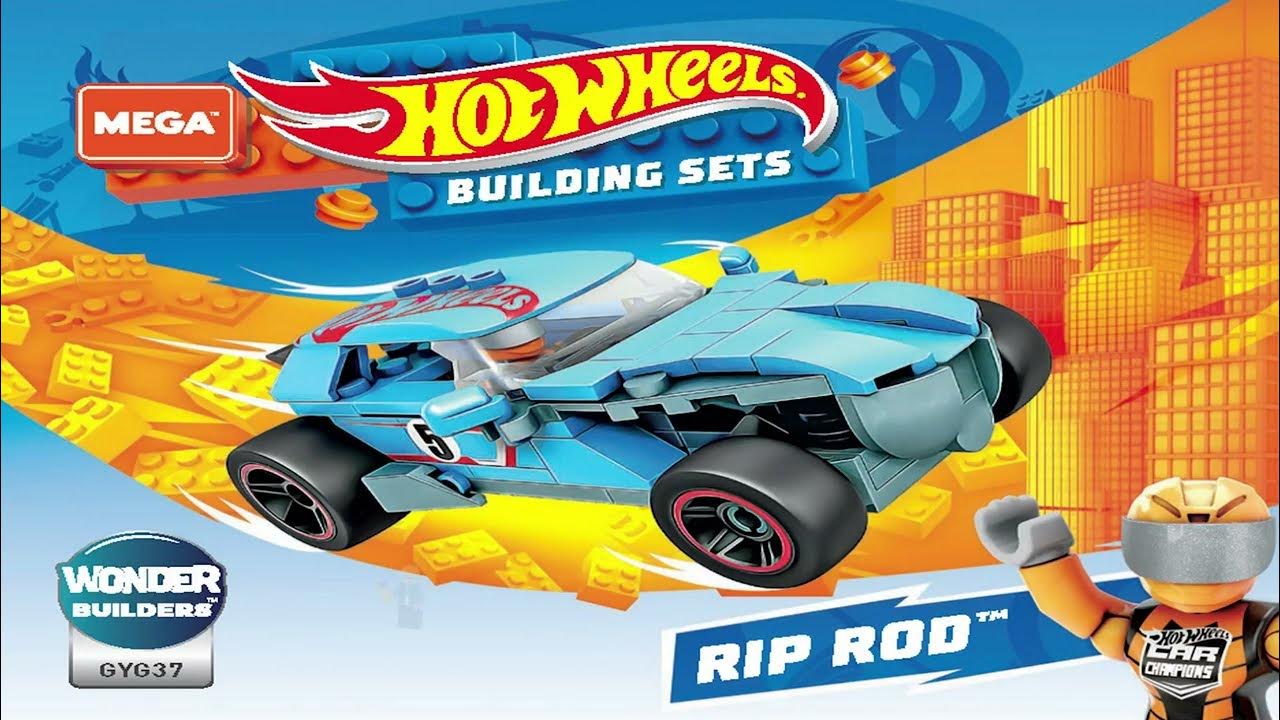 Mega Construx Instructions Hot Wheels Gyg37 Rip Rod Youtube