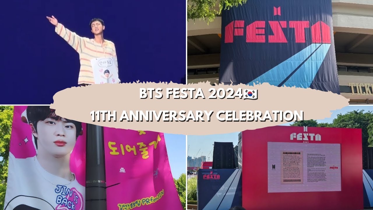 BTS festa 2024|BTS 11th anniversary celebration in seoul🇰🇷|Kim seok jin ...