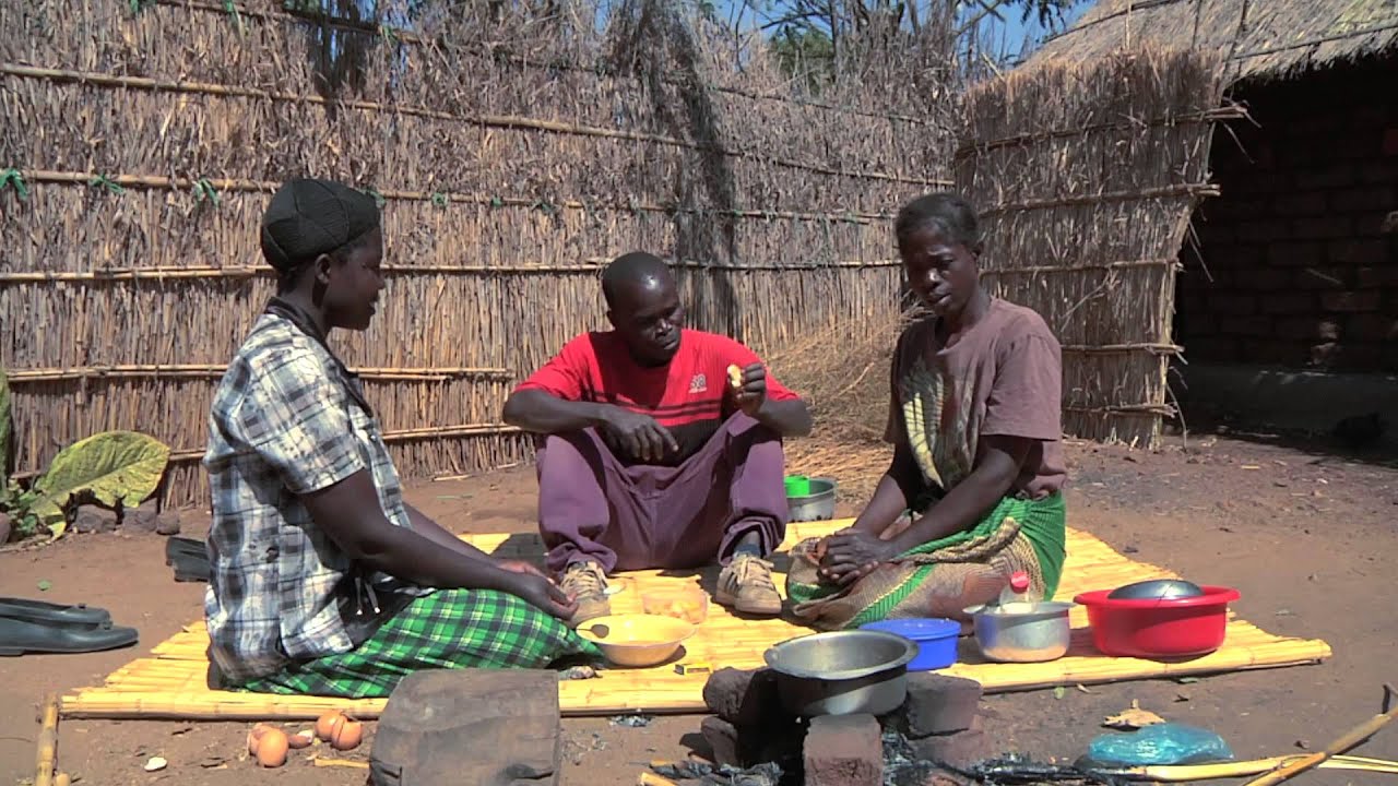Preparing a Nutritious Meal from Leftover Nsima and Pumpkin Flowers ...