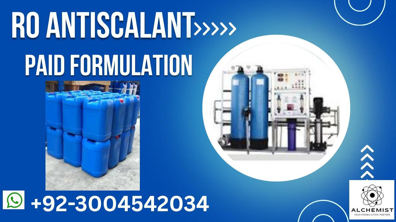 RO Antiscalant Formulation | Brackish Water, Sea Water & Waste Water ...