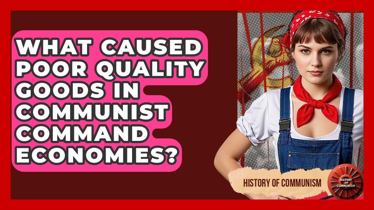 What Caused Poor Quality Goods In Communist Command Economies ...
