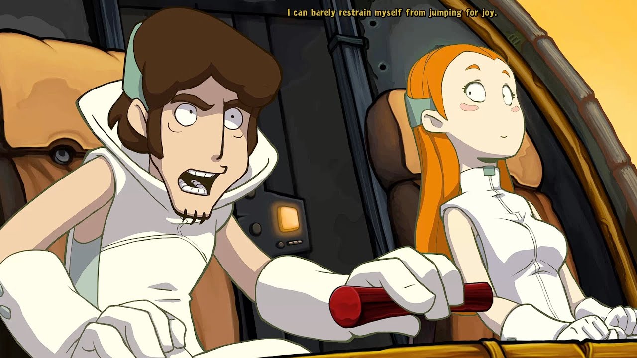 Goodbye Deponia Walkthrough #12 - Ballpoint pen, Organon hymn minigame ...